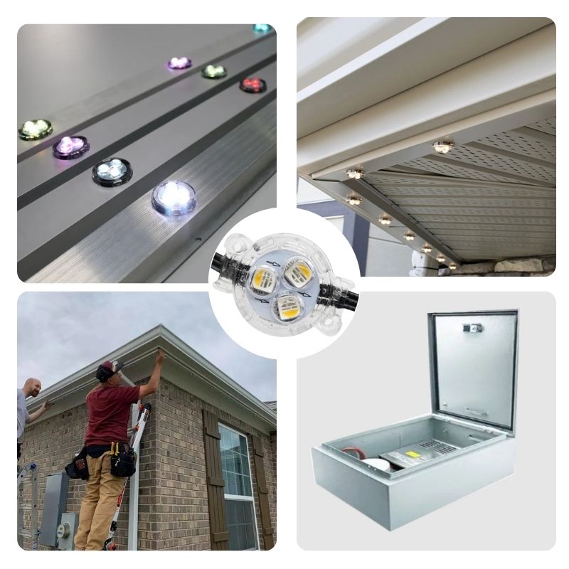 12V Permanent Outdoor Lights - LED Controller Manufacturer, Supplier ...